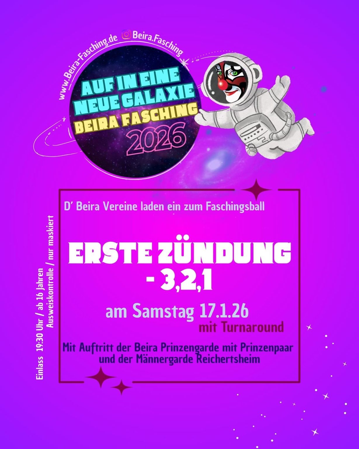 Saison 2026 - Beira Fasching